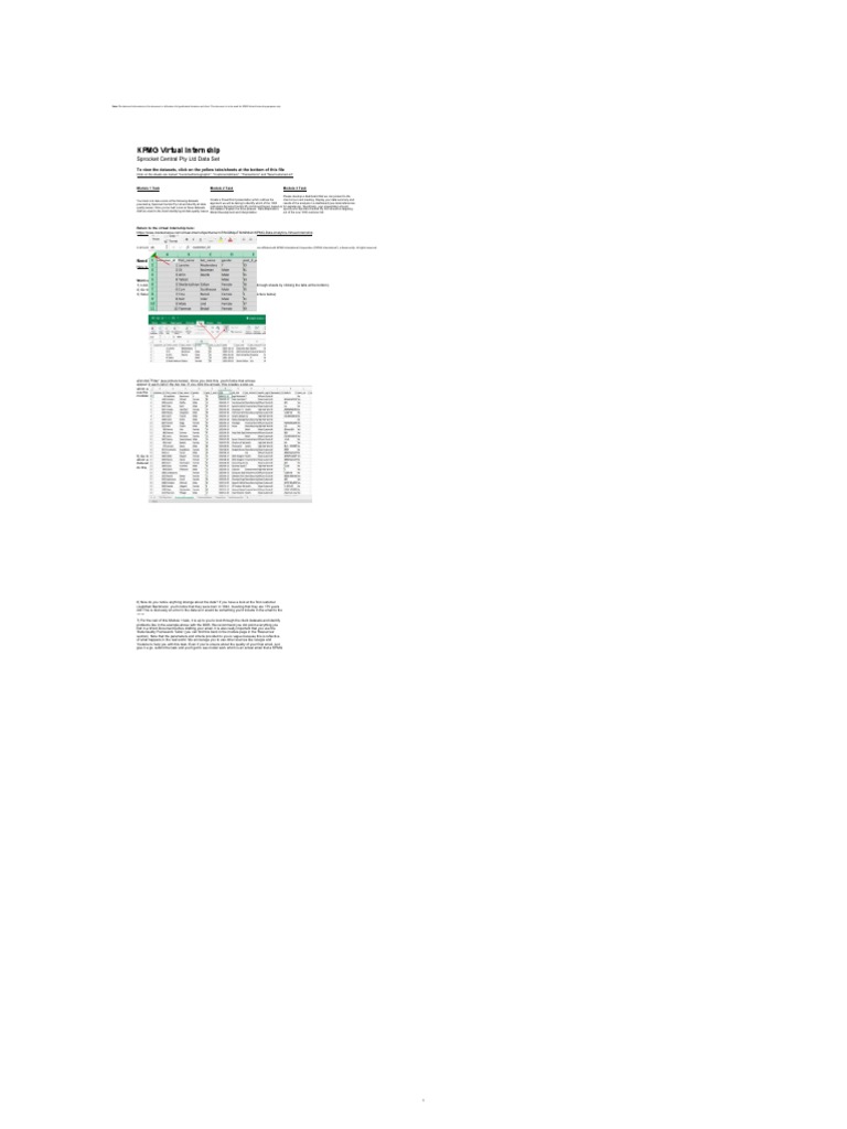 KPMG Task 1 | PDF | Computer Data | Data