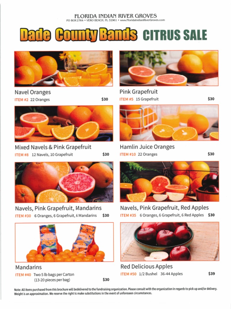 Fruit Sale Order Form | PDF