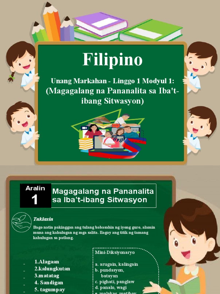 Presentation FILIPINO | PDF