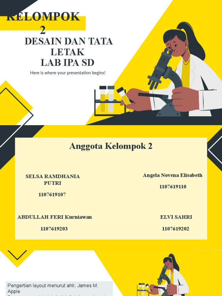 Kelompok 2-Desain Tata Letak Lab SD | PDF