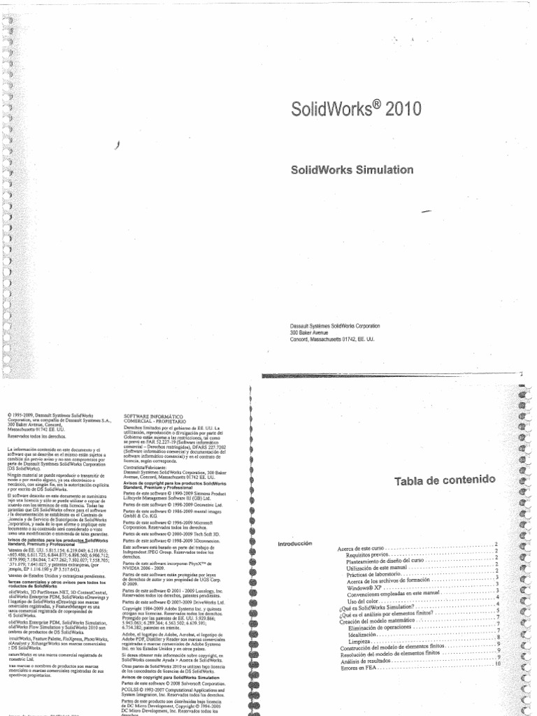 Libro SolidWorks Simulation | PDF