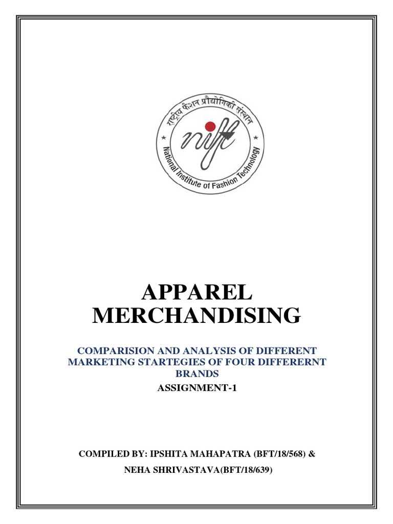 Apparel Merchandising Assingnment 1 | PDF | Gap Inc. | Brand