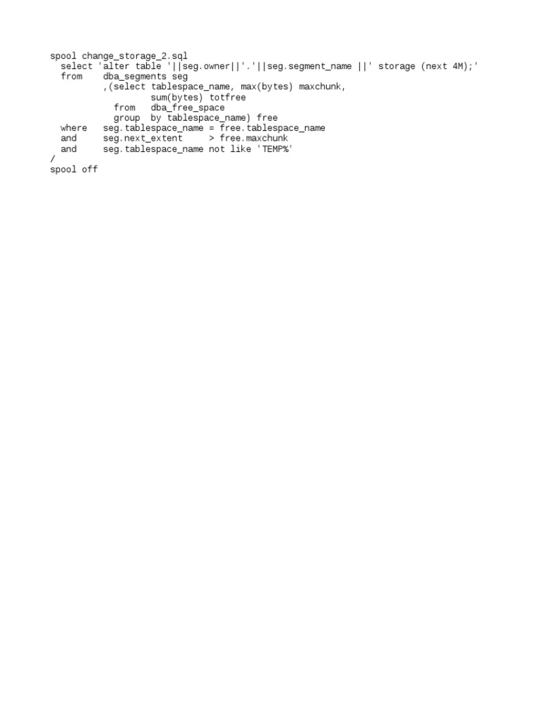 Change Storage | PDF