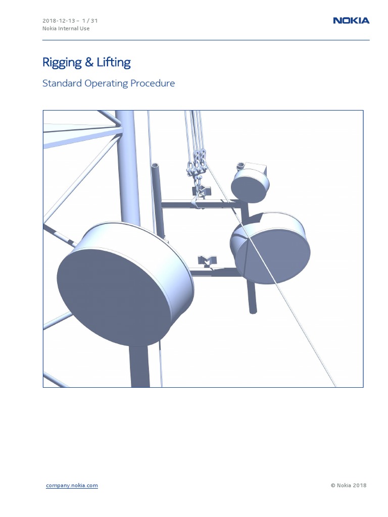 Rigging and Lifting SOP | PDF | Rope | Personal Protective Equipment