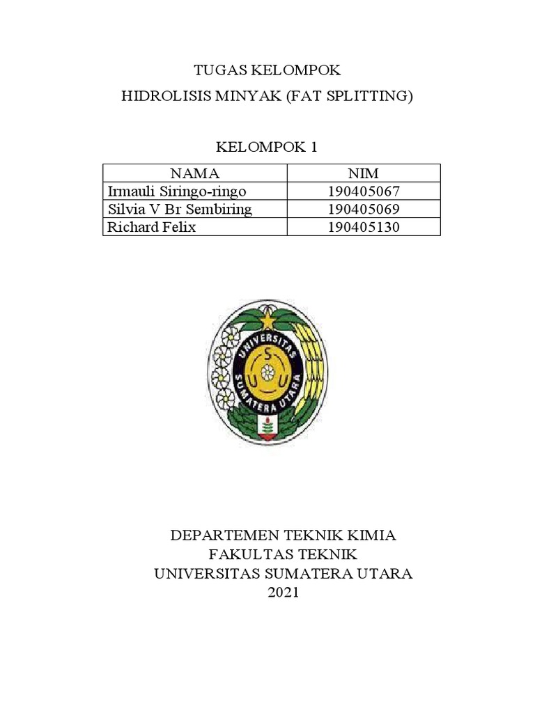 FAT SPLITTING PROSES | PDF