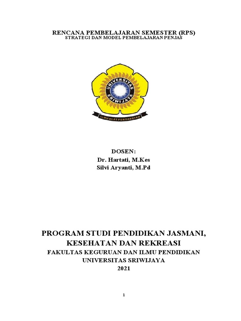 Rps Daring Strategi Model Pembelajaran | PDF | Seni | Sains & Matematika