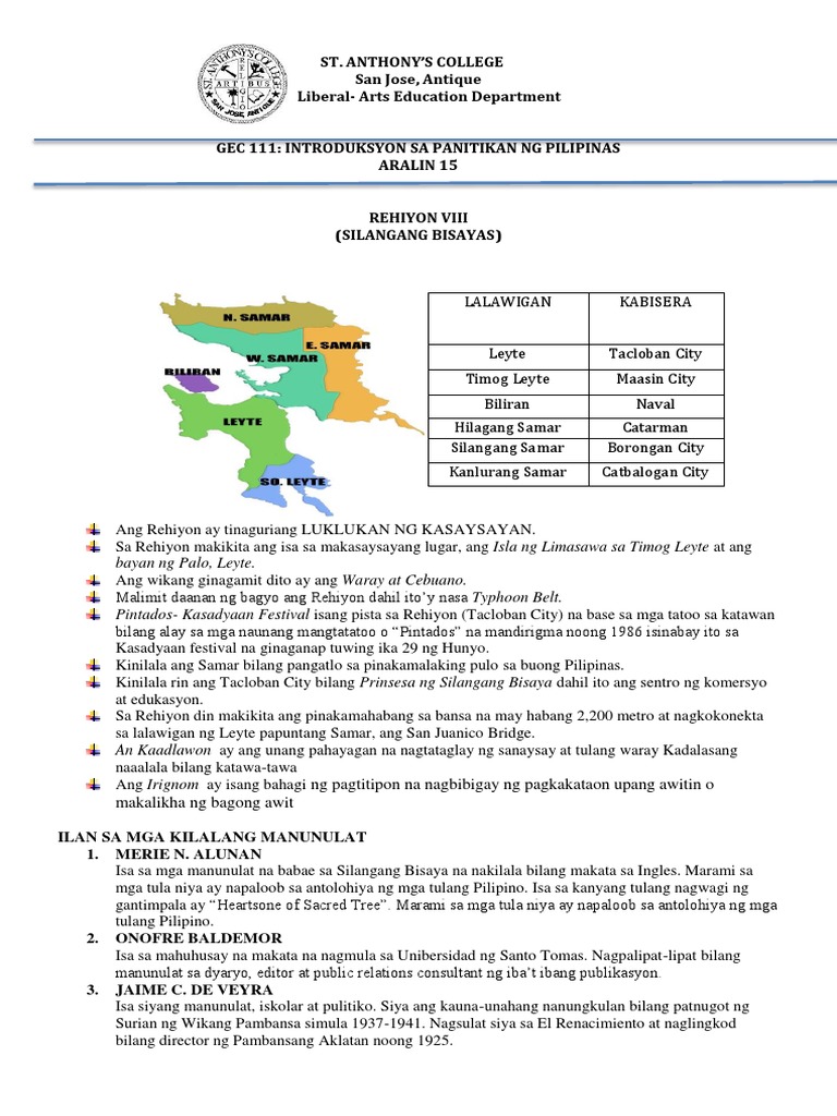 GEC 111 Handouts 15 | PDF