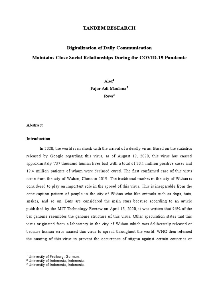 Tandem Research | PDF | Ethnography