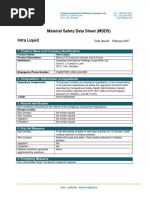 MSDS Harpic | PDF | Workplace | Working Conditions