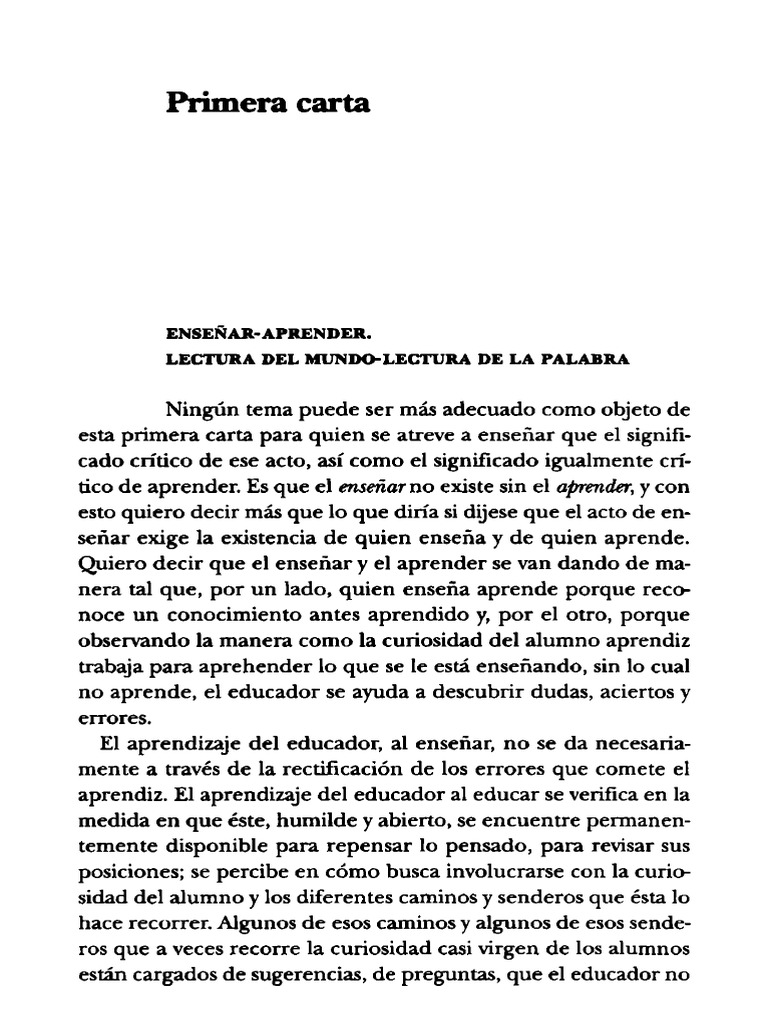 Cartas para Aprender | PDF | Cognición | Aprendizaje