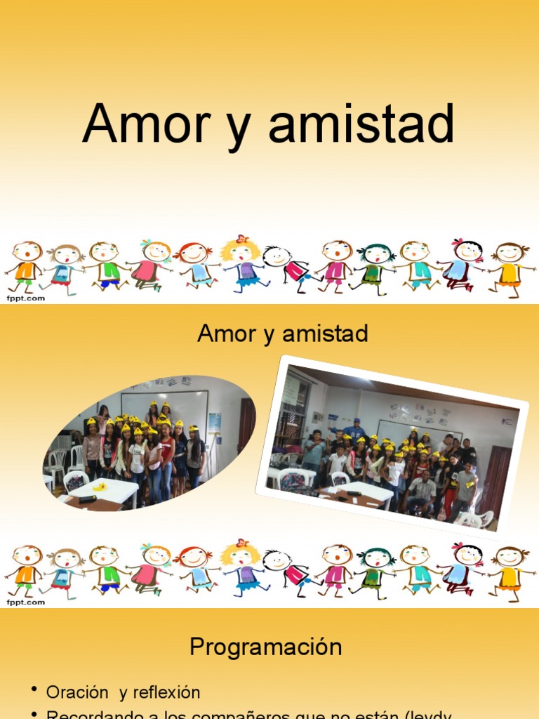 Amor Y Amistad Pdf