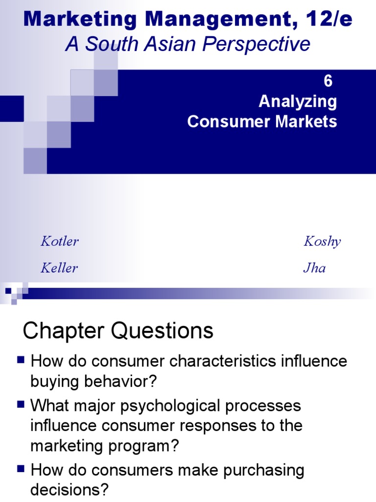 A South Asian Perspective: 6 Analyzing Consumer Markets | PDF | Google ...