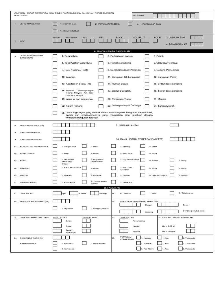 Lspop PBB P2 Dki Jakarta 2018 | PDF