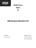 ITC CSR Complete Project | PDF | Corporate Social Responsibility ...
