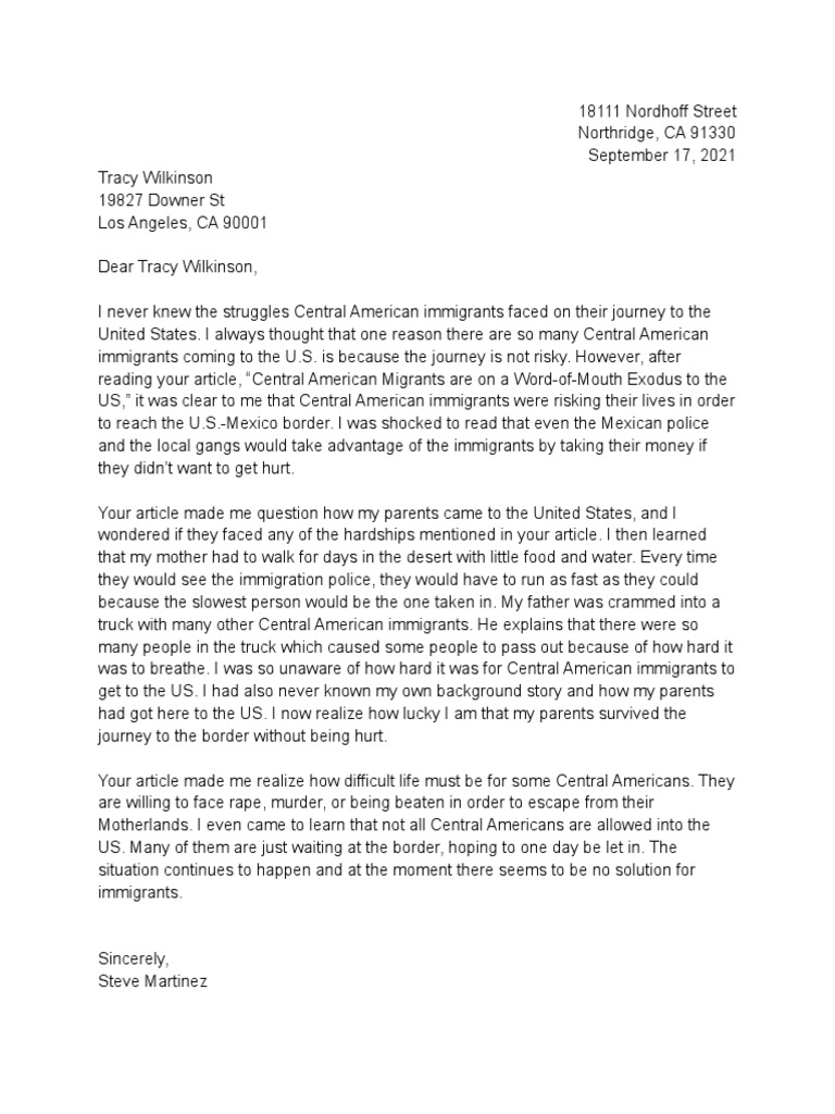 Letter To The Author 1 | PDF