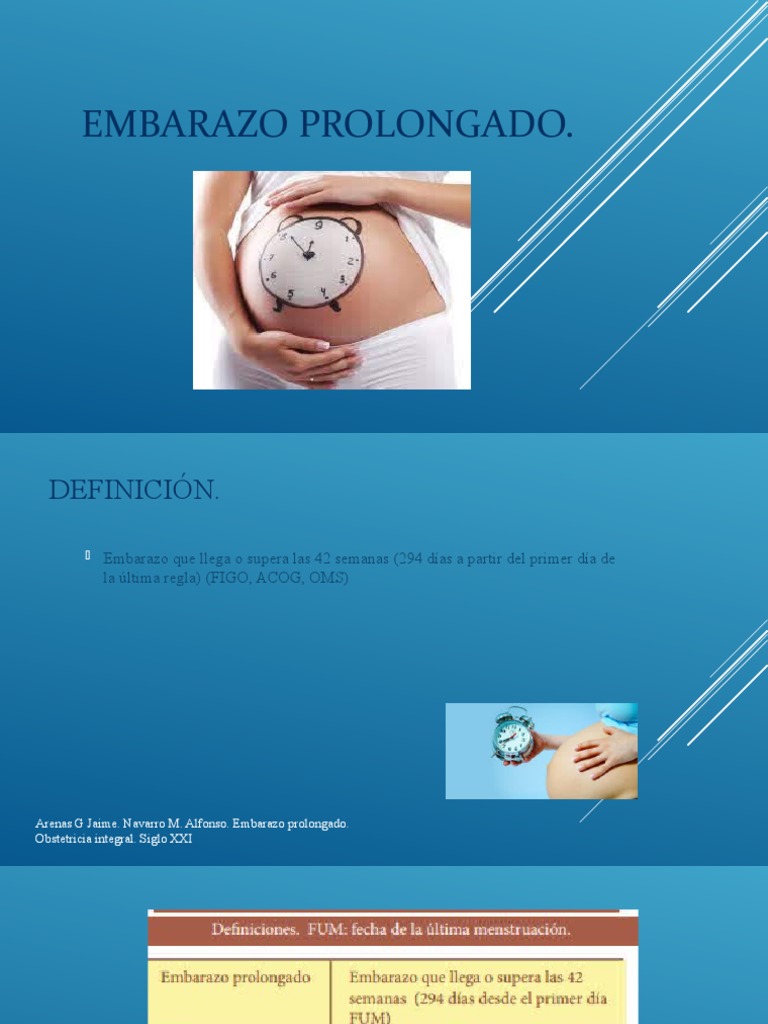 Embarazo Prolongado Mel | PDF | El embarazo | Placenta