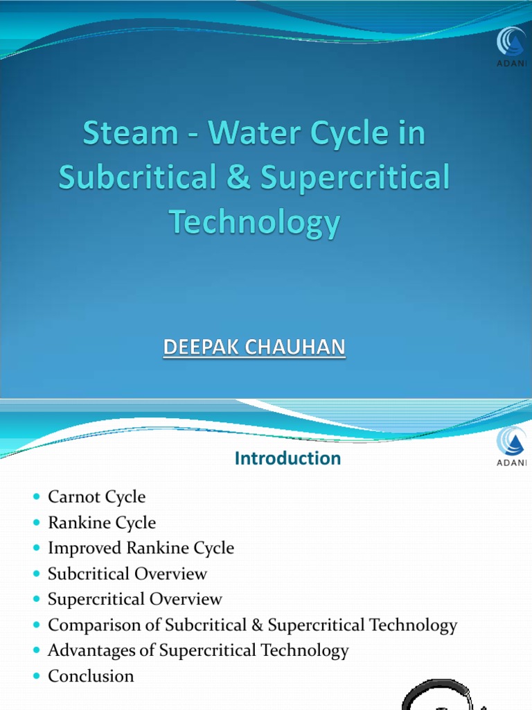 PMG - KSS6 - Steam Water Cycle in Subcritical and Super Critical ...