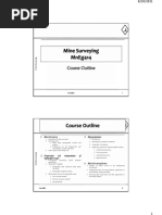 Mining Surveying | PDF | Surveying