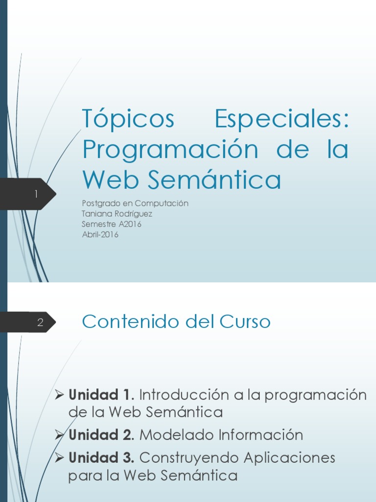 TopicosEspeciales Introduccion Web Semantica | PDF | Red mundial | Internet y web