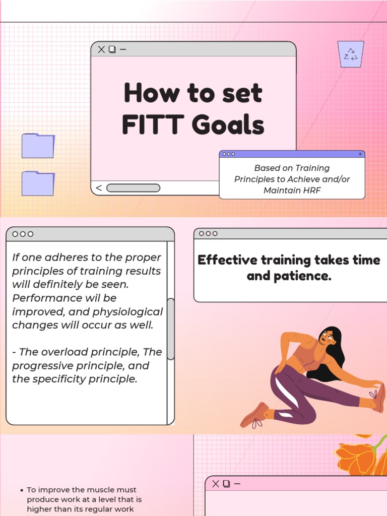How To Set FITT Goals | PDF | Physical Fitness | Health Sciences