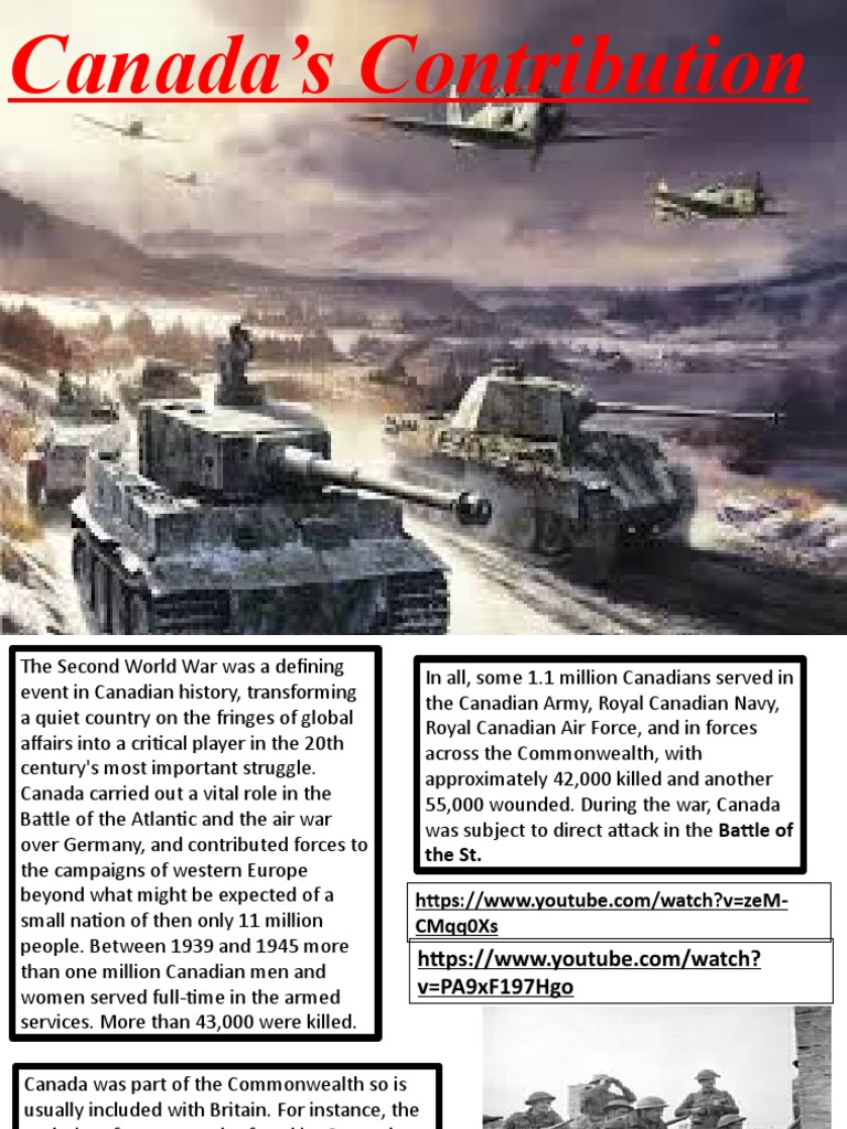 Canadas Contribution To Ww2 | PDF | History