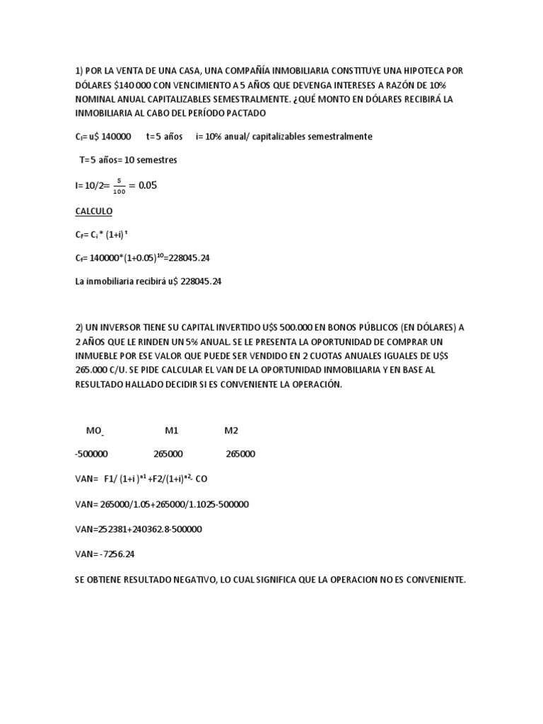 Matematica y Estadistica Parcial 1 | PDF | Economias