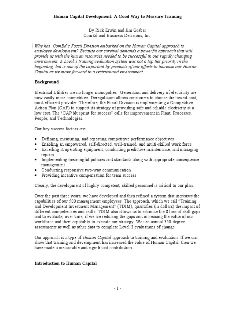 Intellectual Capital Growth | PDF | Competence (Human Resources ...