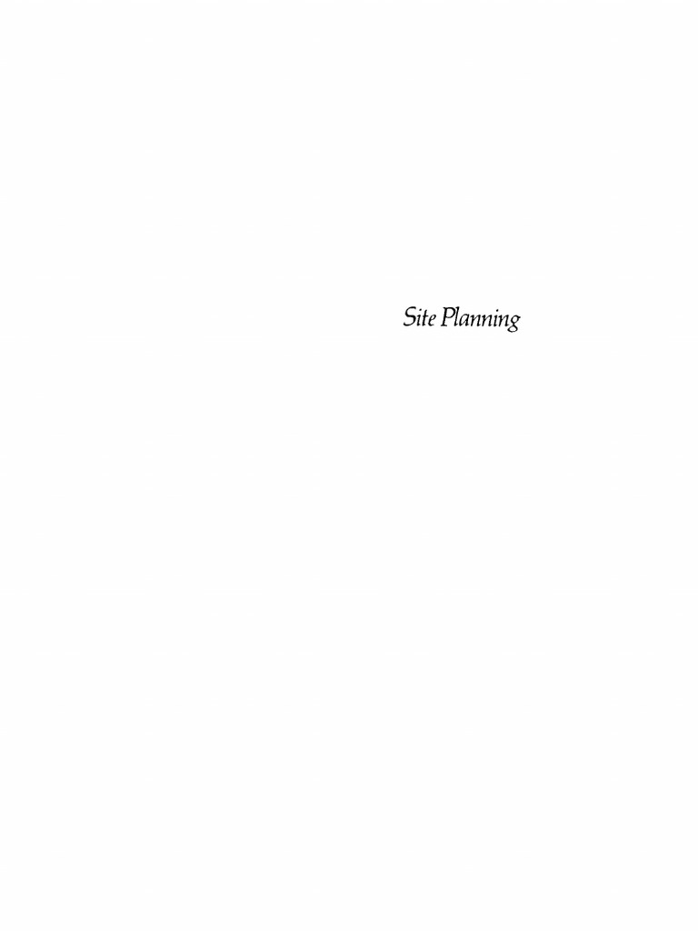 Kevin Lynch - Site Planning, 2nd Edition (1971, The MIT Press) | PDF ...