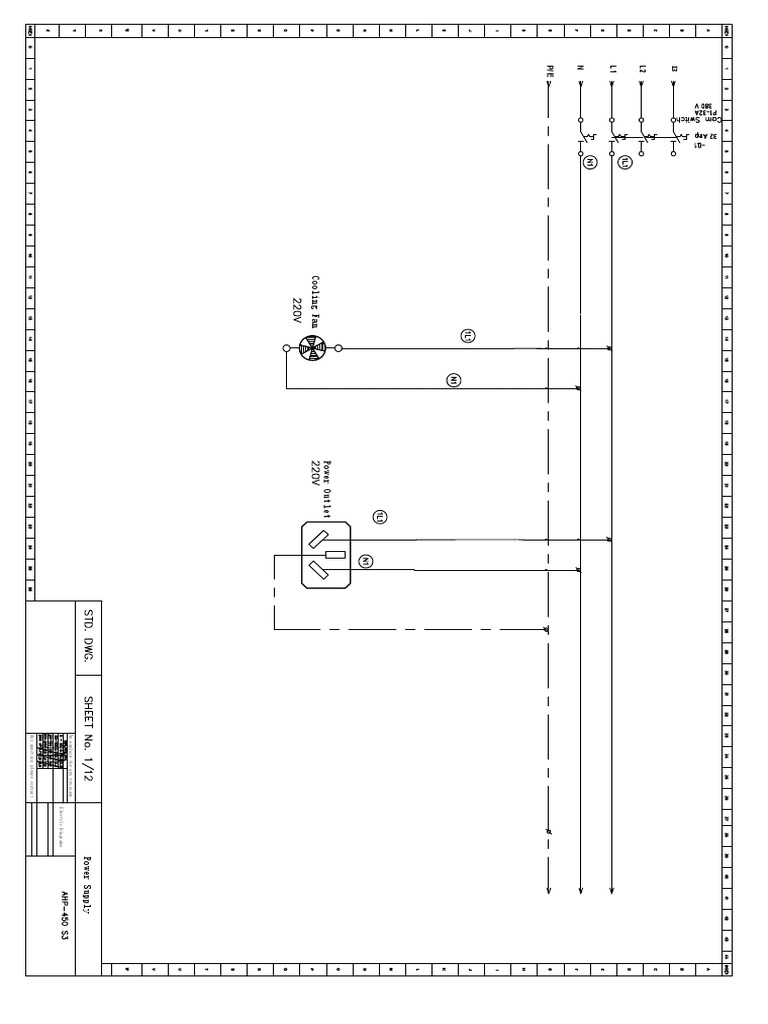 AHP-450 S3 E-Diagrams EU 380V | PDF | Electrical Engineering | Electric ...