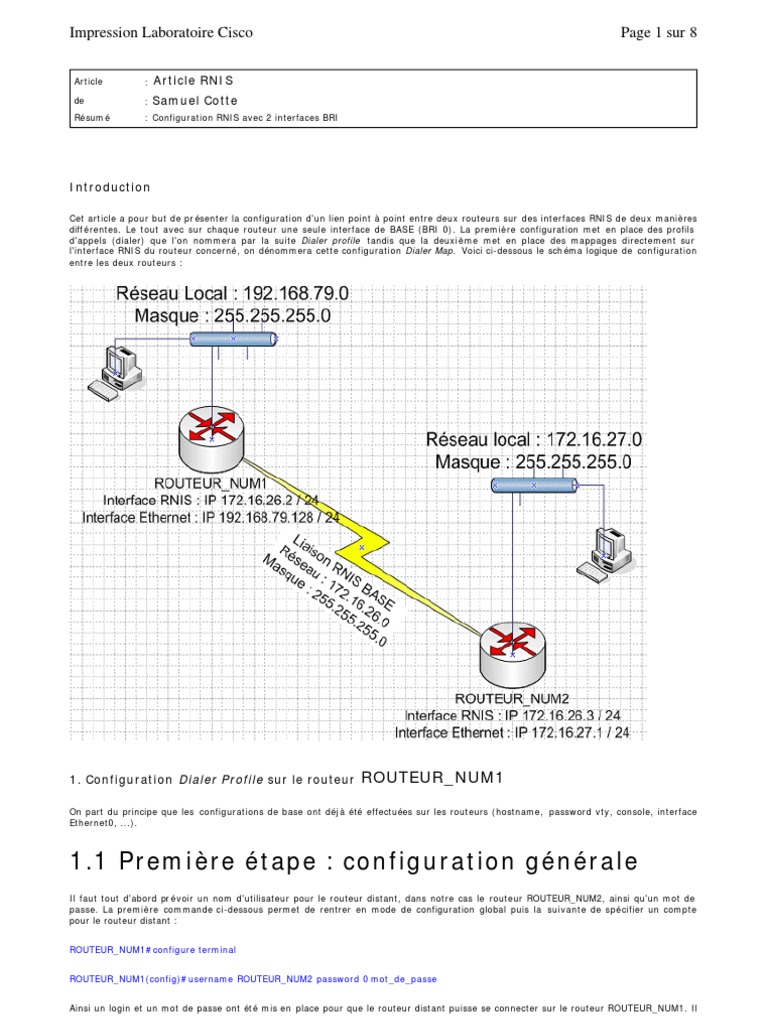 TP RNIs | PDF | Adresse IP | Commutateur réseau