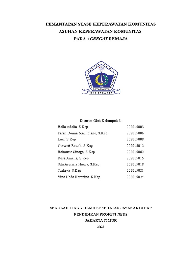 Askep, Sap Dan Laporan Hasil Kelompok 3 | PDF