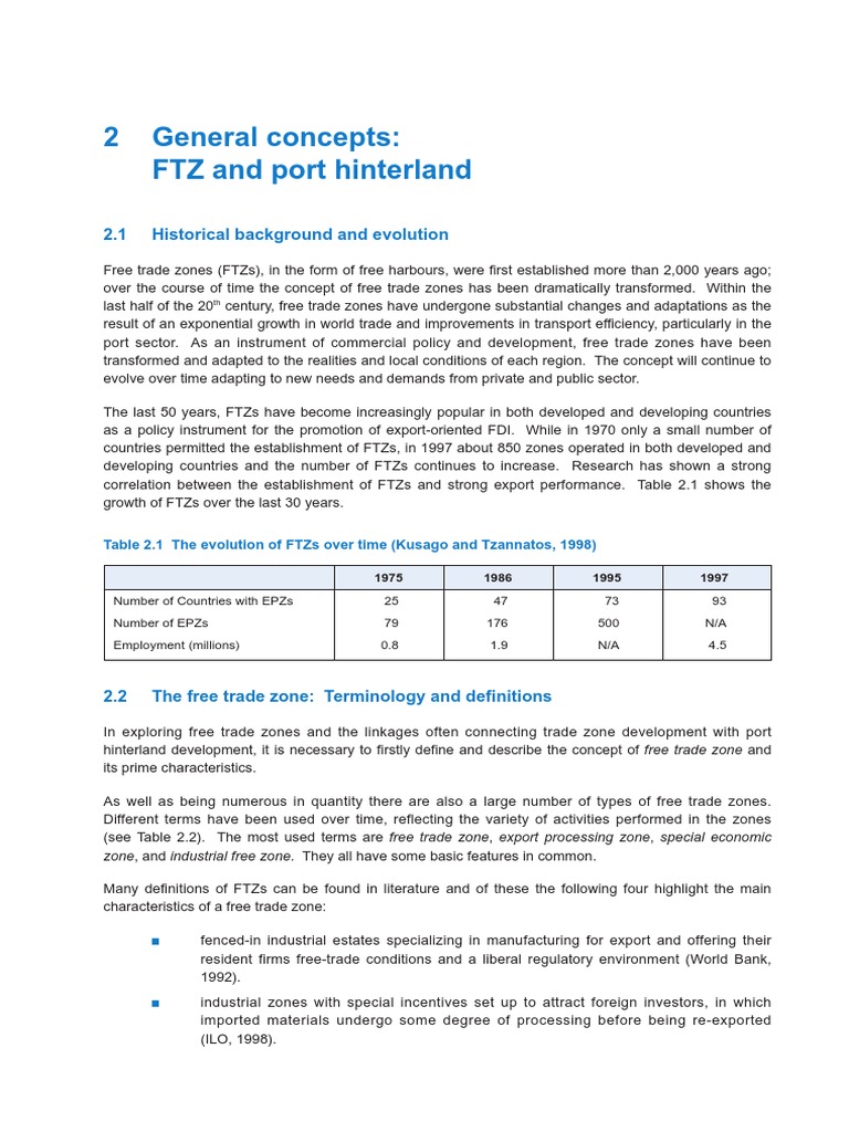 FTZ Concepts | PDF | Port | Outsourcing