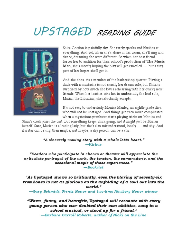 Upstaged Reading Guide | PDF