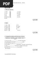 Full Blast PLUS 2 - Key To Tests | PDF