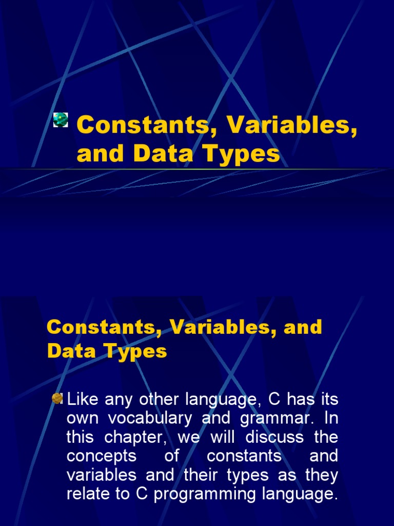 Basics of C Lang | PDF | Integer (Computer Science) | Branches Of ...