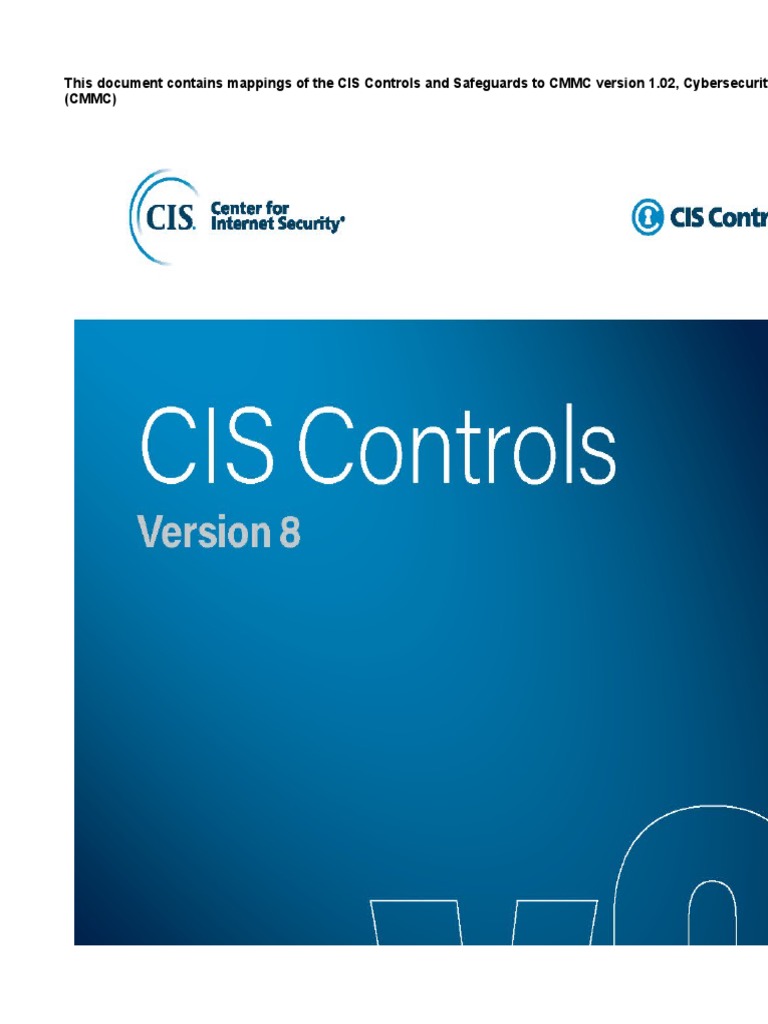 CIS Controls v8 CMMC Mapping | PDF | Computer Network | Antivirus Software