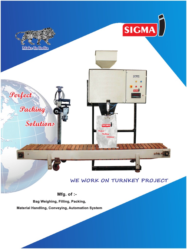 Sigma: Perfect Packing Solutions | PDF | Sand | Cement