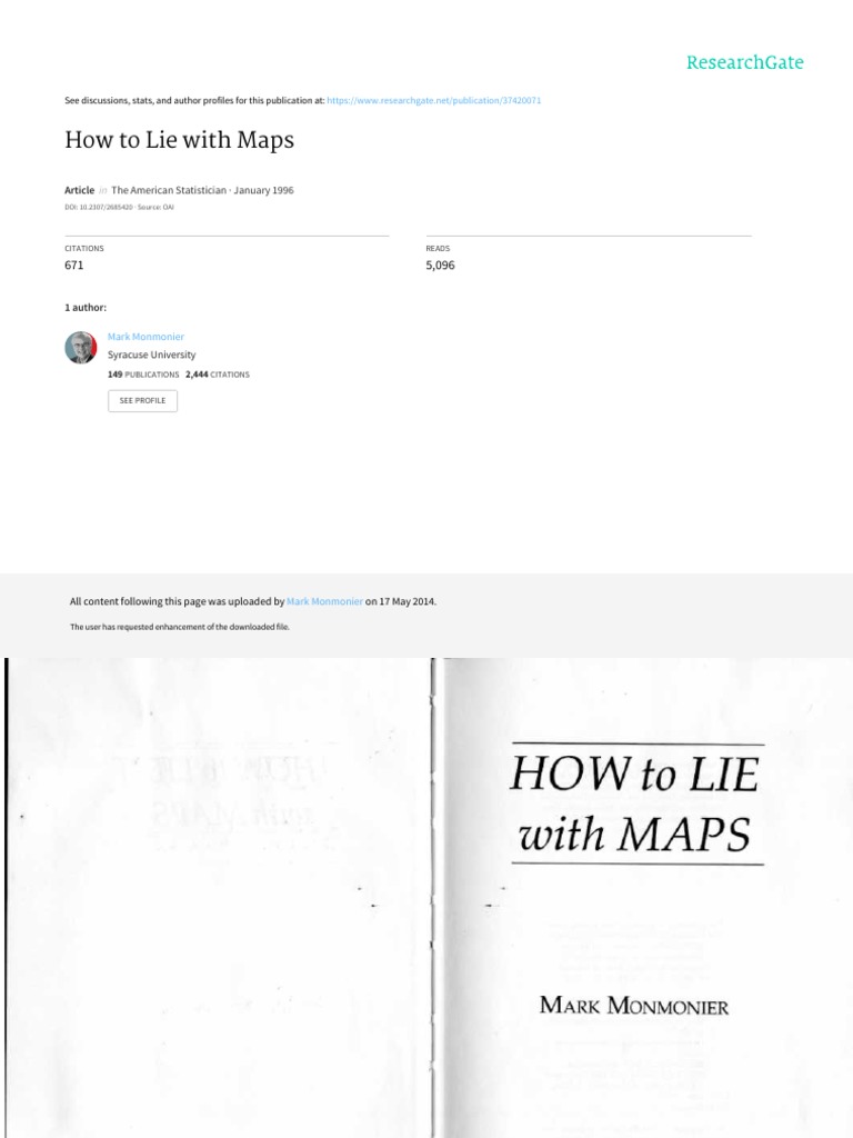 How To Lie With Maps | PDF