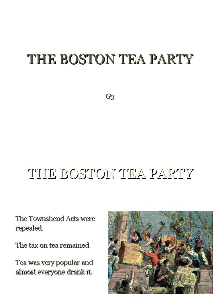 Boston Tea Party Overview and Impact | PDF | Travel | History