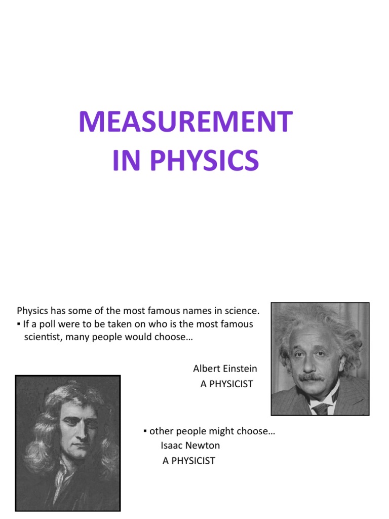 Measurements in Physics | PDF | Significant Figures | Kilogram