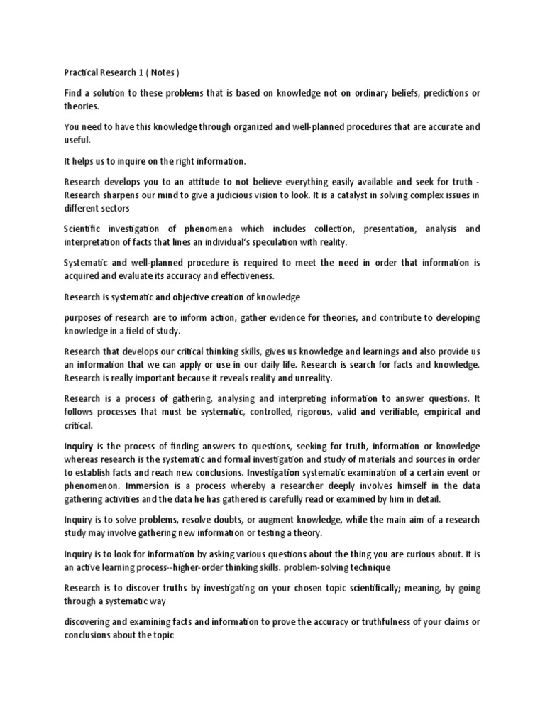 Inquiry Is The Process of Finding Answers To Questions, Seeking For ...