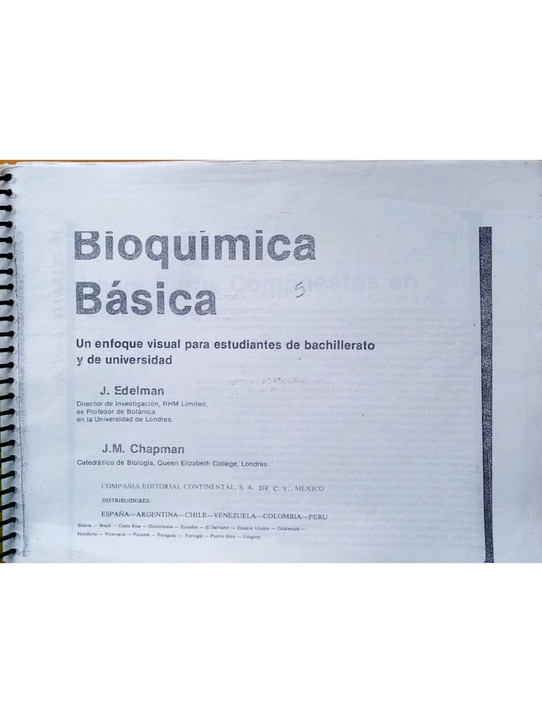 Bioquímica Basica | PDF