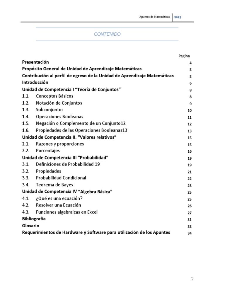 GUIA No 1 APUNTES DE MATEMATICA BÁSICA | PDF | Exponenciación ...