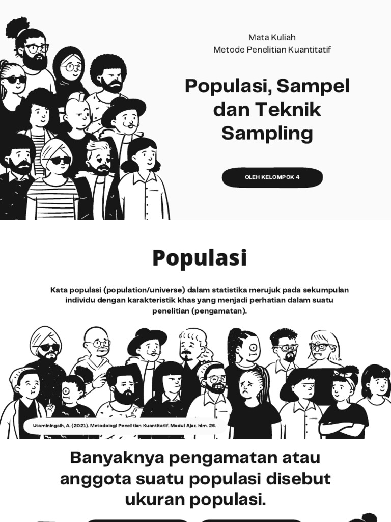 Populasi, Sampel Dan Teknik Sampling | PDF