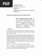 Solicito Endoso de La Constancia de Deposito Judicial | PDF