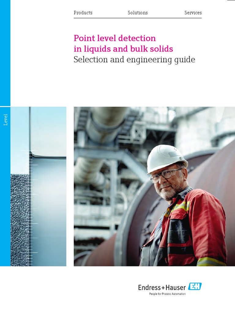 Point Level Detection in Liquids and Bulk Solids: Selection and ...