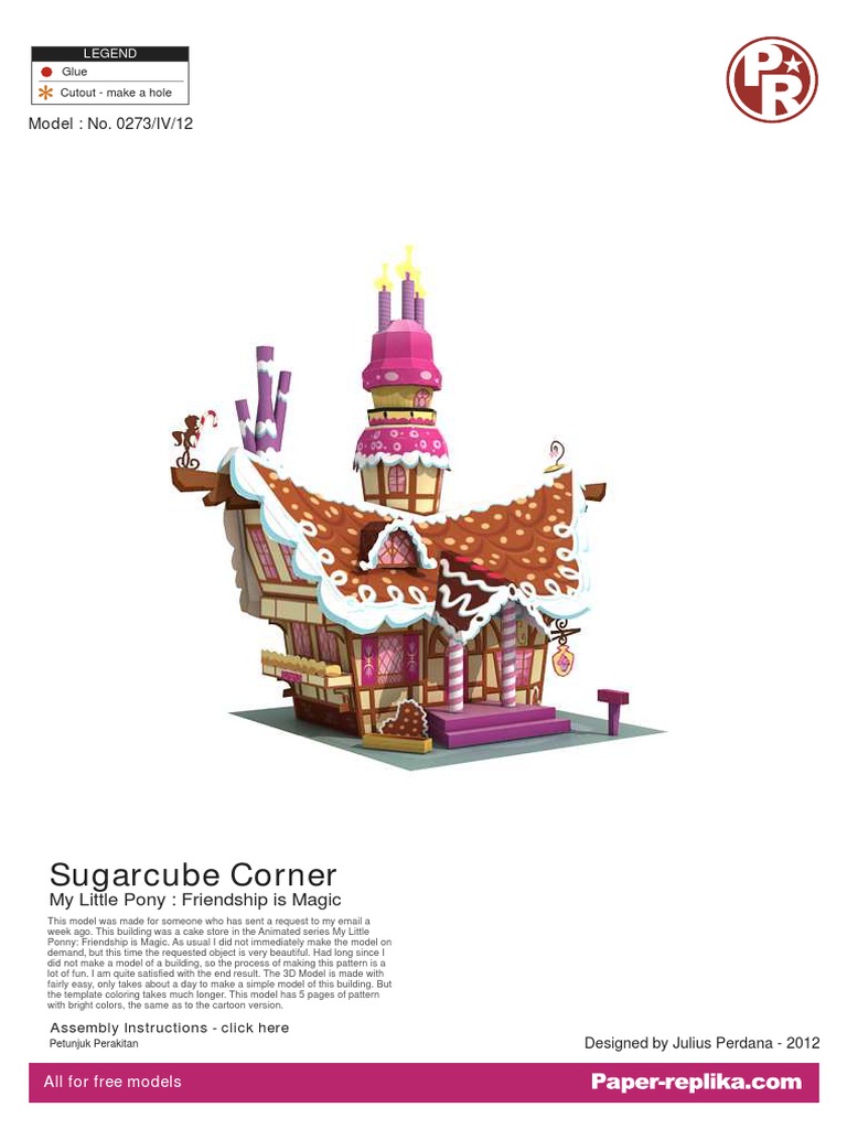 Sugarcube Corner Papercraft Model | PDF