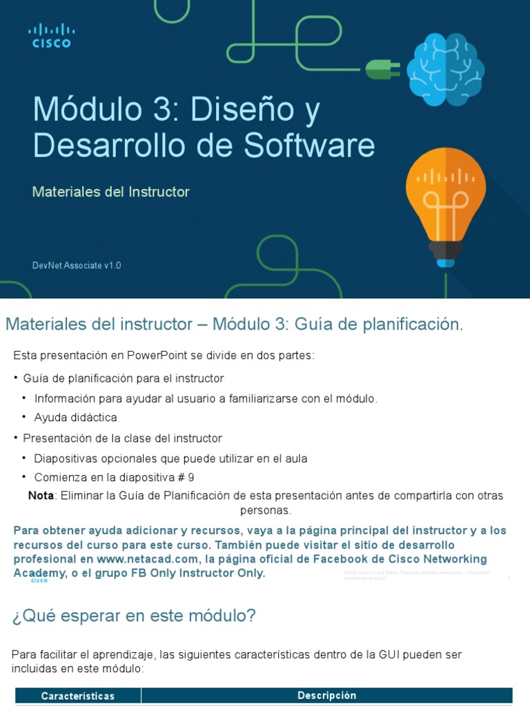 DEVASC Module 3 | PDF | Software | Ingeniería de software