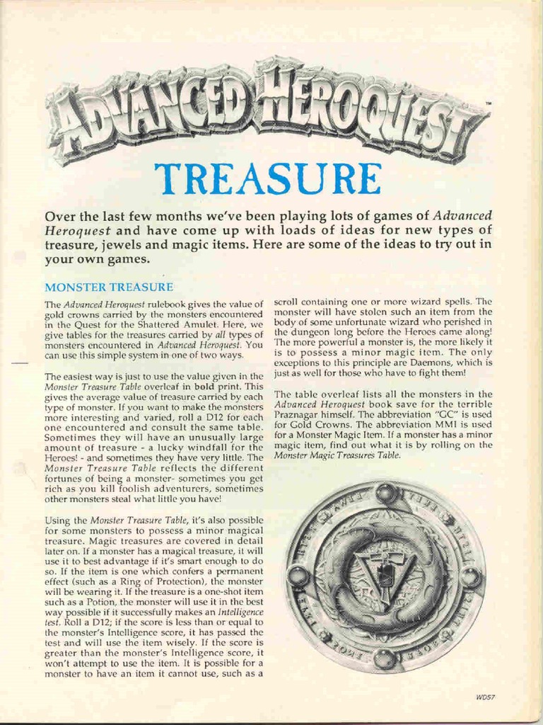 White Dwarf #139 - Treasure | PDF