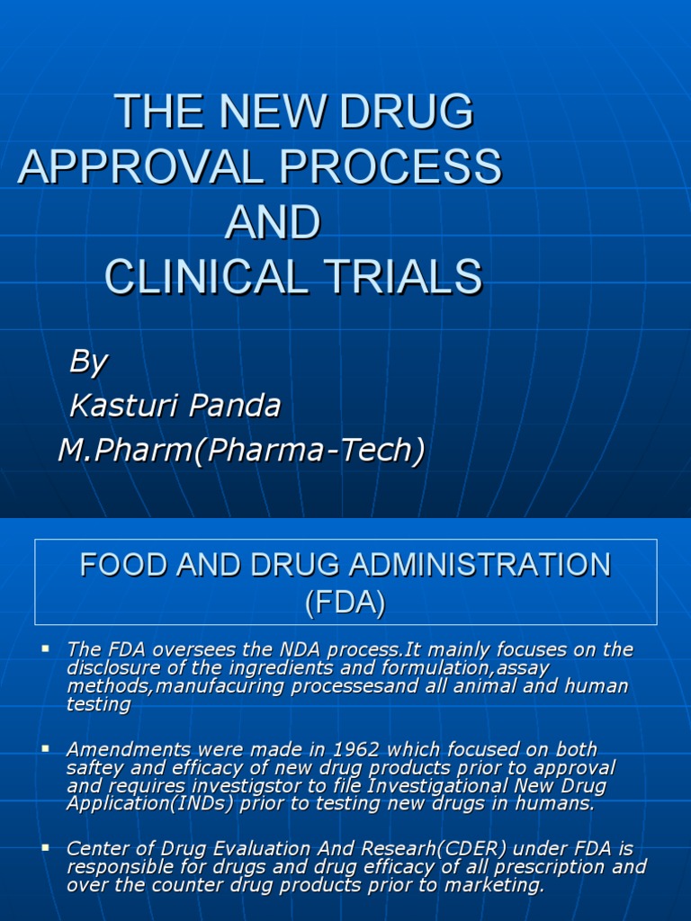 The New Drug Approval Process | Download Free PDF | Phases Of Clinical ...
